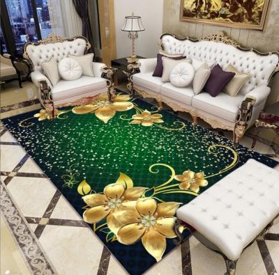 China Polyester Fiber Living Room Carpet 80x120cm Modern Simple Machine Woven Floor Carpet for sale