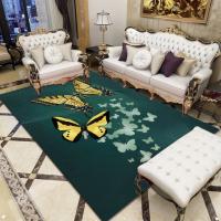 China Polyester Fiber Living Room Carpet 80x120cm Modern Simple Machine Woven Floor Carpet for sale