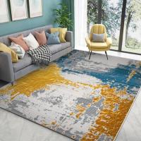 China Customizable Polyester Fiber Non Slip Living Room Floor Carpet 135x180cm for sale