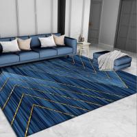 China Customizable Polyester Fiber Non Slip Living Room Floor Carpet 135x180cm for sale