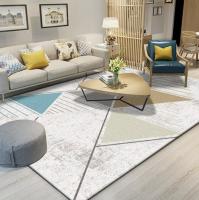China Customizable Polyester Fiber Non Slip Living Room Floor Carpet 135x180cm for sale