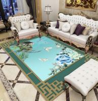 China Customizable Crystal Velvet Polyester Carpet 40x60cm to 200x300cm Machine Washable for sale
