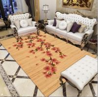 China Customizable Crystal Velvet Polyester Carpet 40x60cm to 200x300cm Machine Washable for sale