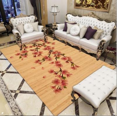 China Customizable Crystal Velvet Polyester Carpet 40x60cm to 200x300cm Machine Washable for sale