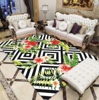 China Customizable Crystal Velvet Polyester Carpet 40x60cm to 200x300cm Machine Washable for sale