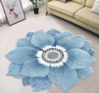 China Custom Diamond Velvet Irregular Living Room Carpet 60cm 80cm 100cm 120cm 160cm for sale