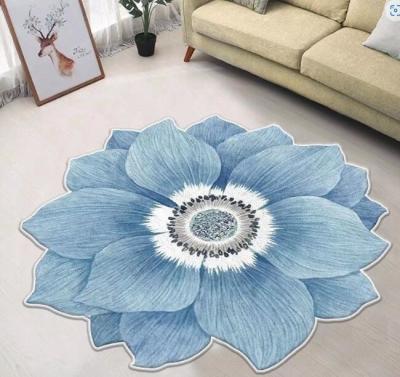 China Custom Diamond Velvet Irregular Living Room Carpet 60cm 80cm 100cm 120cm 160cm for sale
