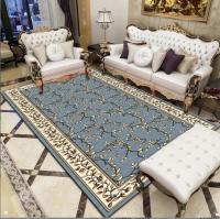 China Customizable Polyester Fiber Carpet 80x120cm Machine Washable Living Room Bedroom Rug for sale