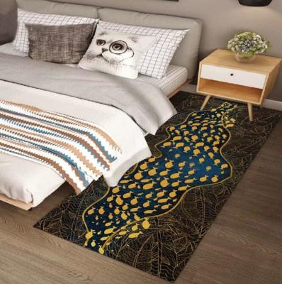 China Noble Atmosphere Light Luxury Bedroom Floor Carpets Rectangle Shape for sale