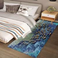 China Noble Atmosphere Light Luxury Bedroom Floor Carpets Rectangle Shape for sale