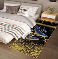 China Noble Atmosphere Light Luxury Bedroom Floor Carpets Rectangle Shape for sale