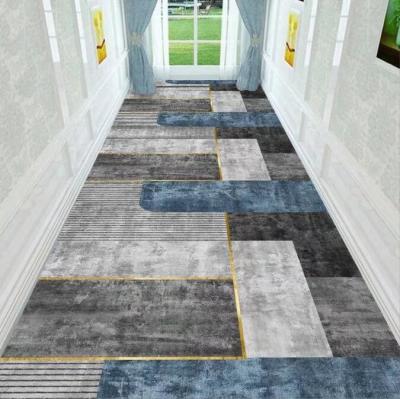 China Polyester Fiber Entry Carpet Roll 80x120cm Custom Size Office Living Room Floor Mat for sale