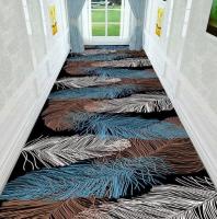 China Polyester Fiber Entry Carpet Roll 80x120cm Custom Size Office Living Room Floor Mat for sale
