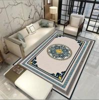 China Chinese Style Polyester Fiber Living Room Floor Carpet 80x120 cm Custom Size for sale