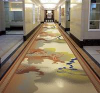 China Custom Printed Nylon Commercial Floor Mat 4m Width Hotel Carpet Large Area Full Print for sale