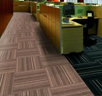 China Square Polypropylene Fiber Commercial Floor Mat Fireproof 50x50cm Customizable for sale