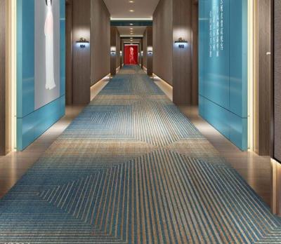 China Nylon Commercial Floor Mat 4m Width 7-8mm Thickness for Hotel Corridor Banquet Hall for sale