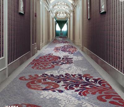 China Hotel Full Pave Nylon Commercial Floor Mat Fireproof 4m Width for sale