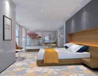 China Fireproof Nylon Commercial Floor Mat 4m Width Customizable Hotel Carpet for sale