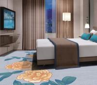 China Fireproof Nylon Commercial Floor Mat 4m Width Customizable Hotel Carpet for sale