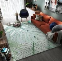 China Polyester Fiber Geometric Living Room Carpet 80x120cm Custom Size Machine Washable for sale