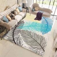 China Polyester Fiber Geometric Living Room Carpet 80x120cm Custom Size Machine Washable for sale