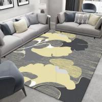 China Customizable Polyester Fiber Living Room Carpet 80x120cm Machine Washable for sale