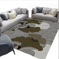 China Customizable Polyester Fiber Living Room Carpet 80x120cm Machine Washable for sale