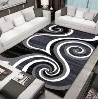 China Customizable Polyester Fiber Living Room Carpet 80x120cm Machine Washable for sale
