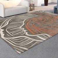 China North European Thickened Full Paving Living Room Floor Carpet 80x120cm Polyester Fiber for sale