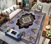 China European Style Thickened Full Paving Living Room Carpet 140x200cm Polyester Fiber for sale