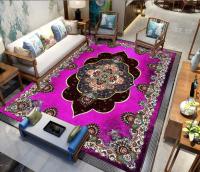 China European Style Thickened Full Paving Living Room Carpet 140x200cm Polyester Fiber for sale