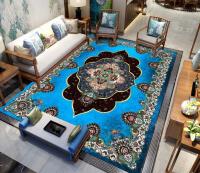 China European Style Thickened Full Paving Living Room Carpet 140x200cm Polyester Fiber for sale