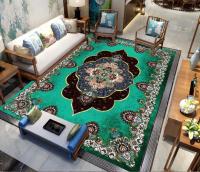 China European Style Thickened Full Paving Living Room Carpet 140x200cm Polyester Fiber for sale