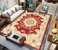 China European Style Thickened Full Paving Living Room Carpet 140x200cm Polyester Fiber for sale