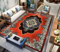 China European Style Thickened Full Paving Living Room Carpet 140x200cm Polyester Fiber for sale