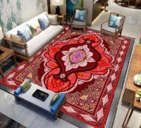 China European Style Thickened Full Paving Living Room Carpet 140x200cm Polyester Fiber for sale