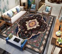 China European Style Thickened Full Paving Living Room Carpet 140x200cm Polyester Fiber for sale