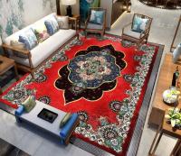 China European Style Thickened Full Paving Living Room Carpet 140x200cm Polyester Fiber for sale