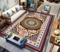 China European Style Thickened Full Paving Polyester Fiber Carpet 80x120cm for Living Room Bedroom for sale