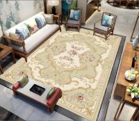 China European Style Thickened Full Paving Polyester Fiber Carpet 80x120cm for Living Room Bedroom for sale
