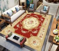 China European Style Thickened Full Paving Polyester Fiber Carpet 80x120cm for Living Room Bedroom for sale