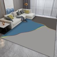 China Crystal Velvet Living Room Carpet 200x300cm North European Style Machine Washable Floor Rug for sale