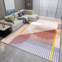 China Crystal Velvet Living Room Carpet 200x300cm North European Style Machine Washable Floor Rug for sale
