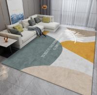 China Crystal Velvet Living Room Carpet 200x300cm North European Style Machine Washable Floor Rug for sale