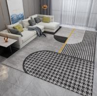 China Crystal Velvet Living Room Carpet 200x300cm North European Style Machine Washable Floor Rug for sale