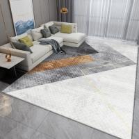 China Crystal Velvet Living Room Carpet 200x300cm North European Style Machine Washable Floor Rug for sale