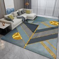 China Crystal Velvet Living Room Carpet 200x300cm North European Style Machine Washable Floor Rug for sale