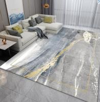 China Crystal Velvet Living Room Carpet 200x300cm North European Style Machine Washable Floor Rug for sale