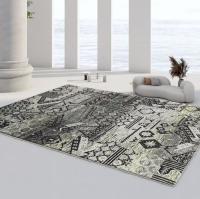 China Crystal Velvet Living Room Floor Carpet 80x120cm Machine Washable Polyester Rug for sale